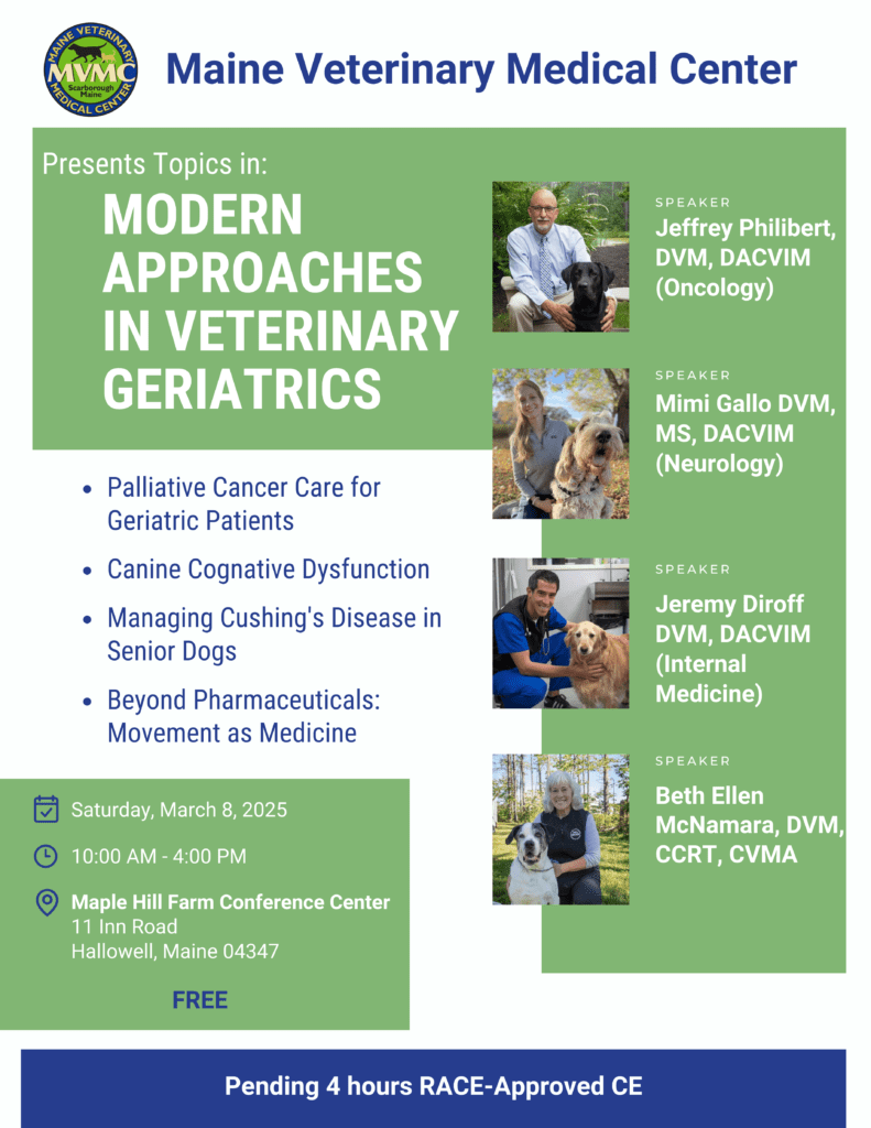 Modern Approaches In Veterinary Geriatrics | Maine Veterinary Medical ...